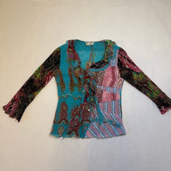 Alberto Makali | Tops | Alberto Makali Y2k Whimsigoth Mesh Top Medium ...